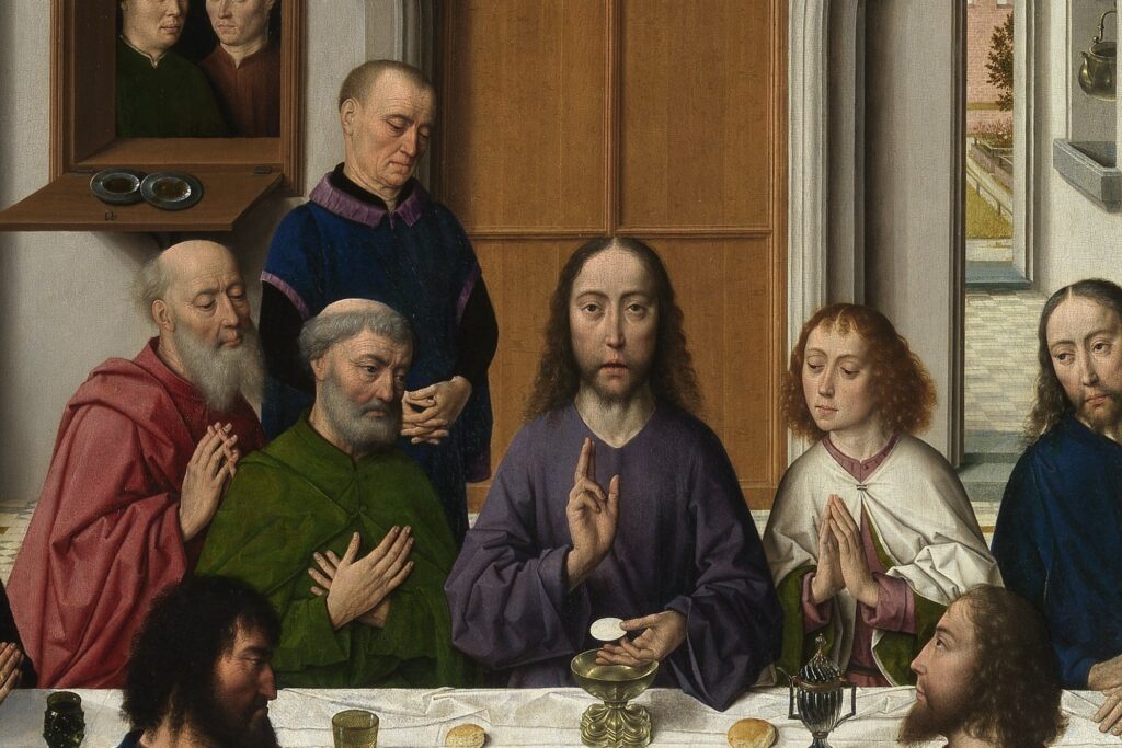 the low countries Triptych of the Last Supper by Dieric Bouts - the low ...