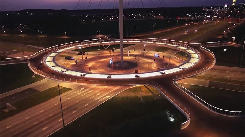 the low countries The Cycle Roundabout in Eindhoven: A Masterpiece of ...