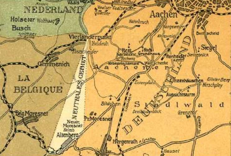 the low countries 100 Years Ago, Tiny Country Neutral Moresnet Became ...