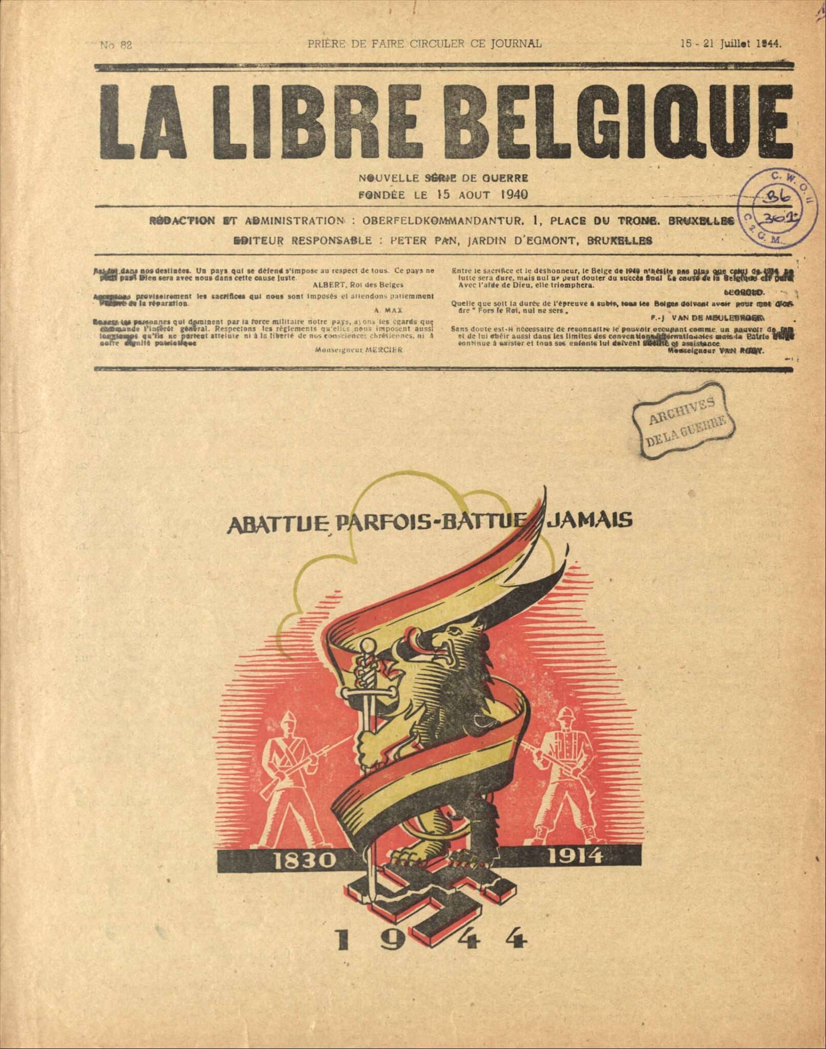 the low countries Why the Belgian Resistance Deserves More Attention ...